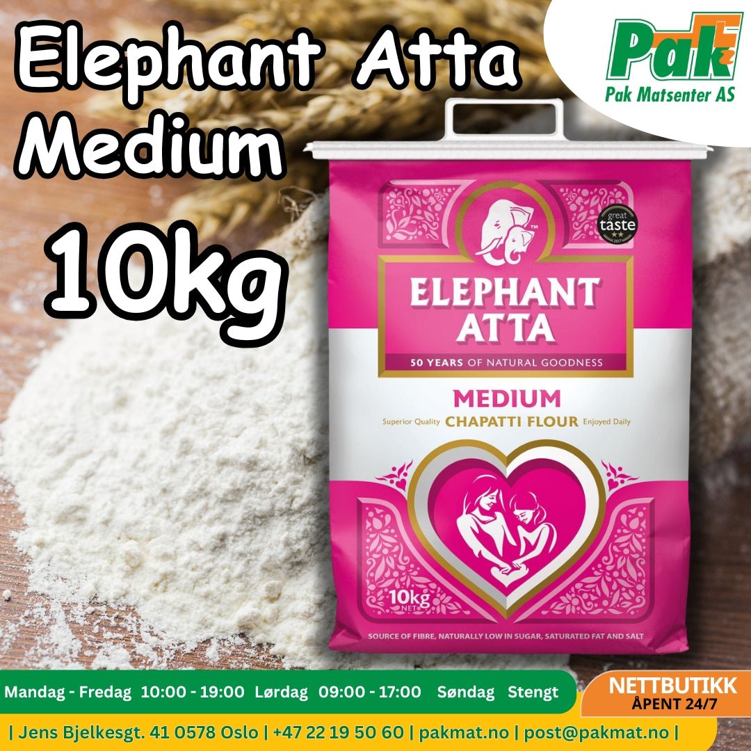 Elephant Atta Medium Chapatti Flour – Pakmat